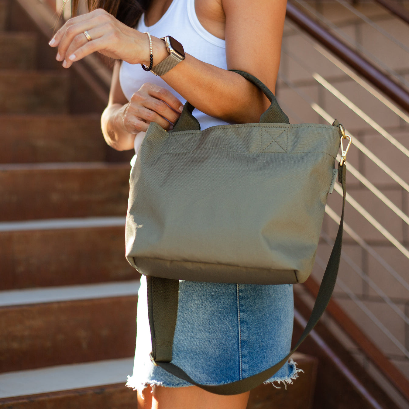 Crossbody Tote - Machine Washable & Compact – Canvelle