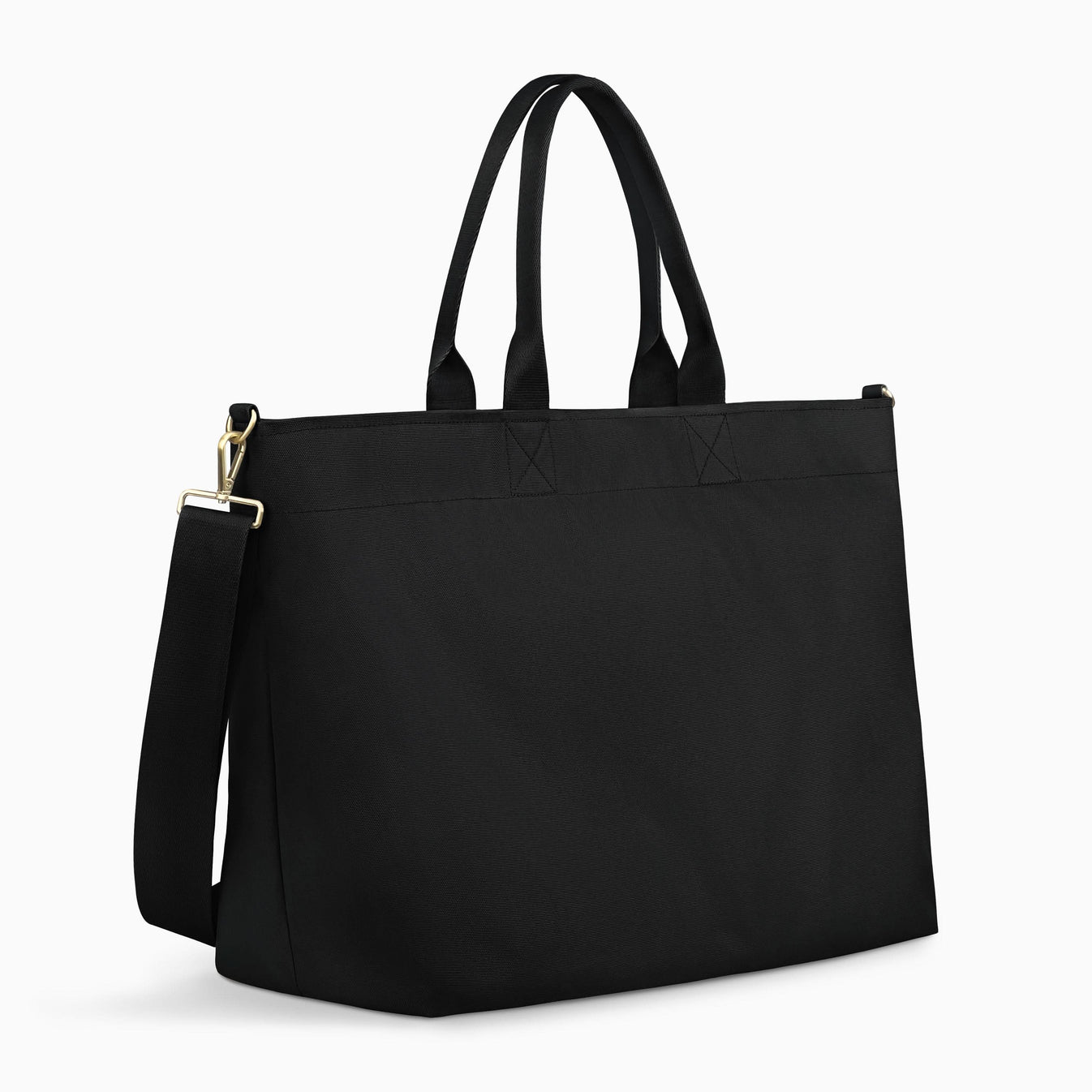 Black Crossbody Tote - Machine Washable & Perfect for Travel – Canvelle