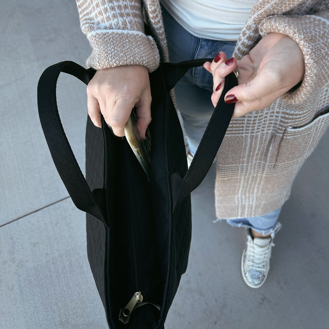 Crossbody Tote - Machine Washable & Compact – Canvelle