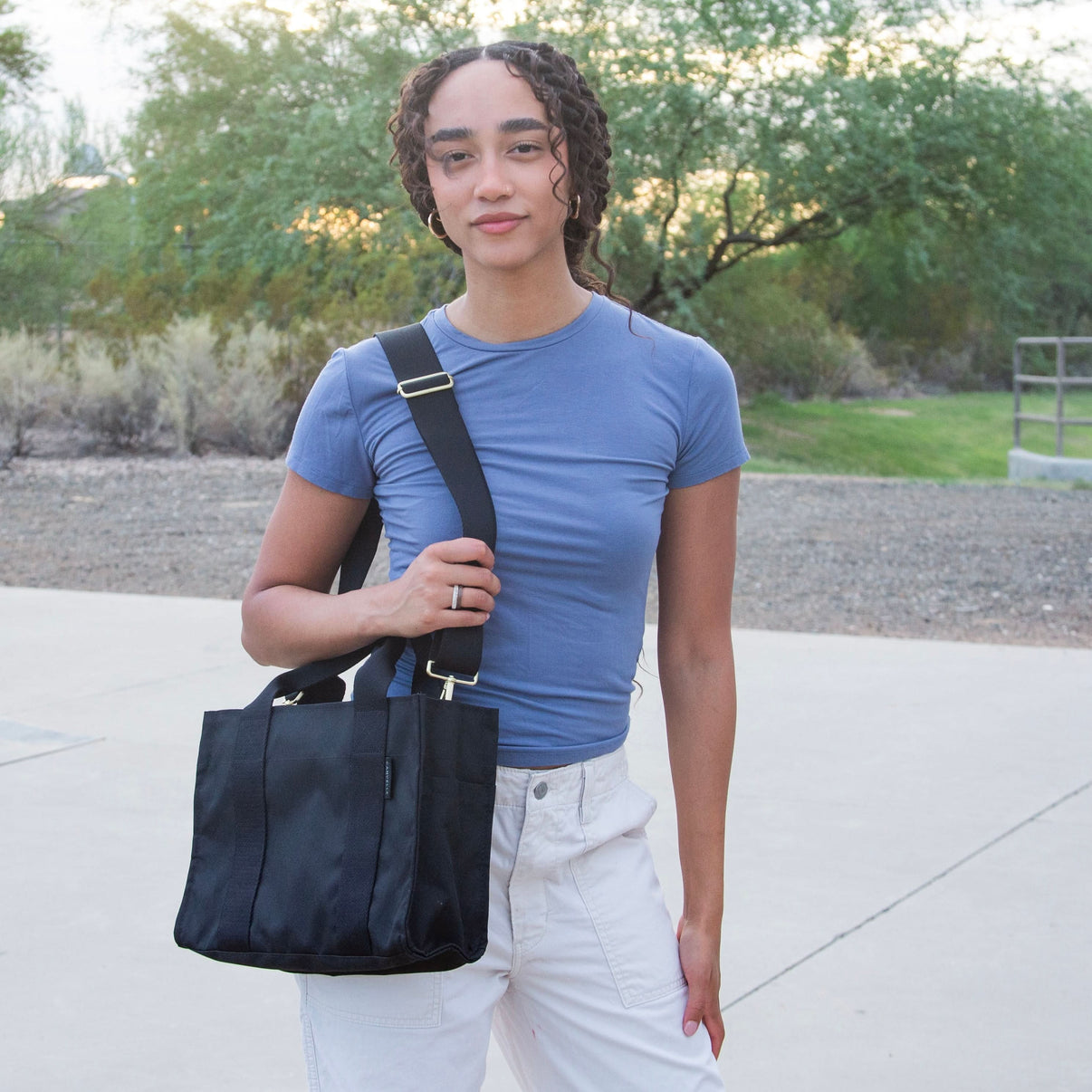 Black Everyday Tote - Machine Washable & Ideal for Daily Use – Canvelle